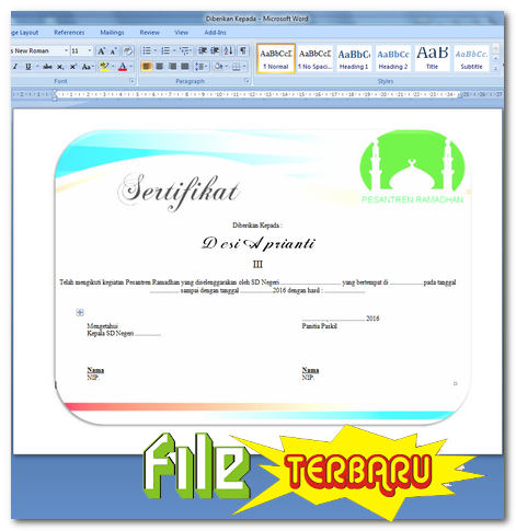 Contoh Akta Paskil Dengan Memakai Mailings