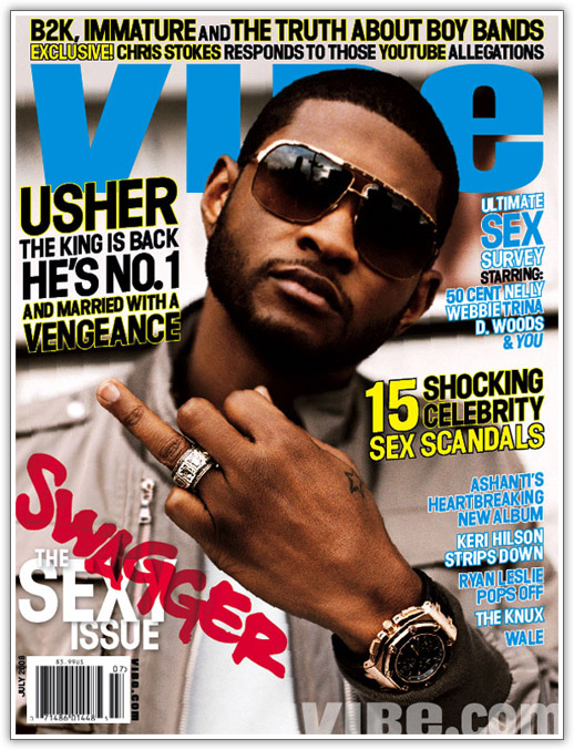 Isaac Dawson AS Media: Research: VIBE magazine front cover analysis