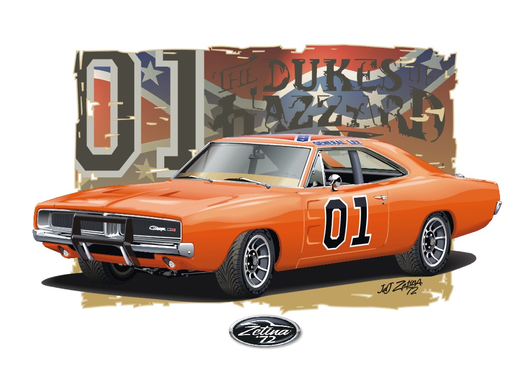 Zetina72 Auto-arte: 1969 Dodge Charger General Lee