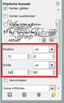 Magical Gimp-Tutorial: Gimp Tutorial "Circle"