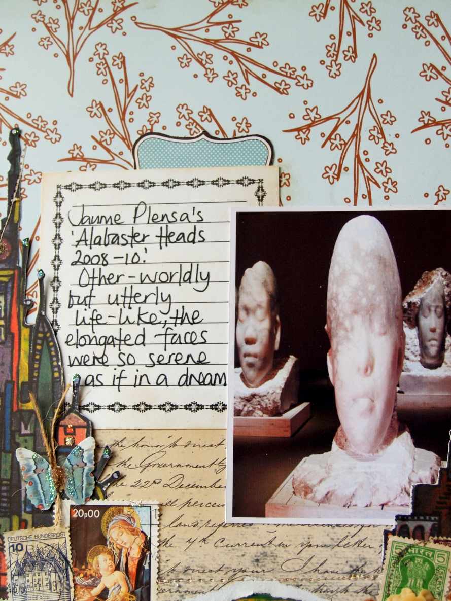 notes on paper: Going Postal: Scrapbooking 'Out of This World'