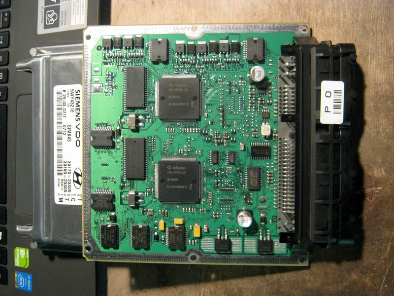 ЭБУ Двигателя - База Знаний: Hyundai Tucson JM 2.0L (G4GC) - Siemens SIMK43