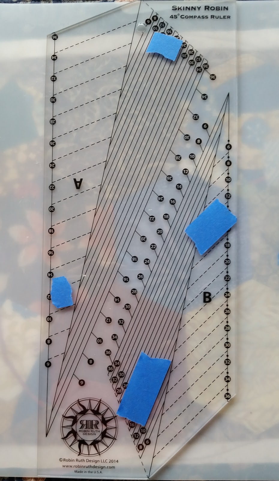 Quilt Odyssey: Fancy schmancy ruler