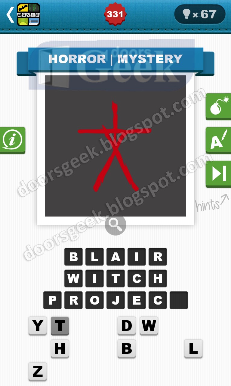 Movie Quiz Level 331 (bubble quiz games) ~ Doors Geek