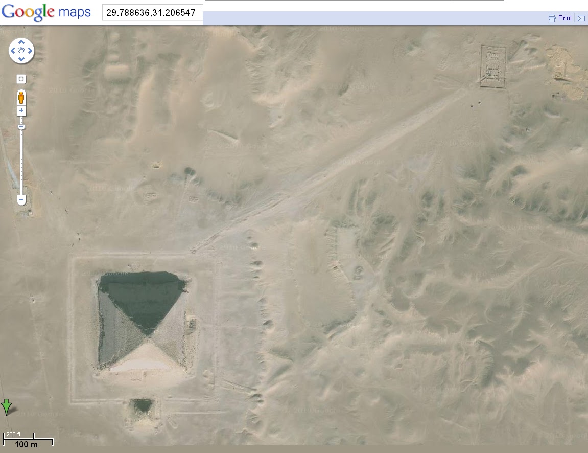 Stretching the Boundaries: The bent pyramid