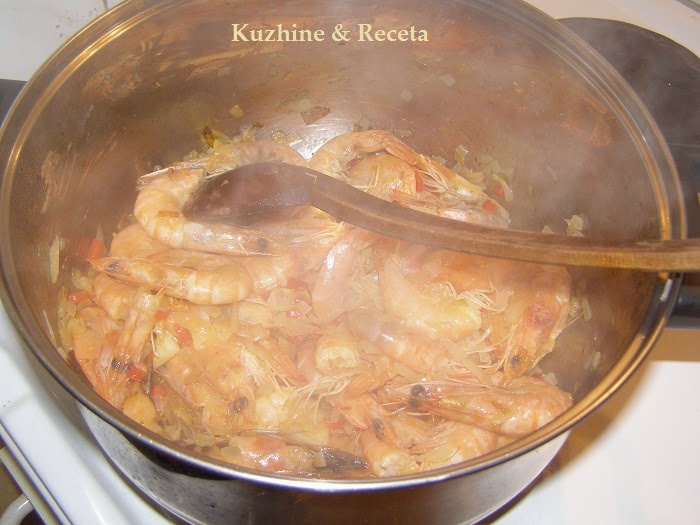 Kuzhine - Receta: Tave me karkaleca deti