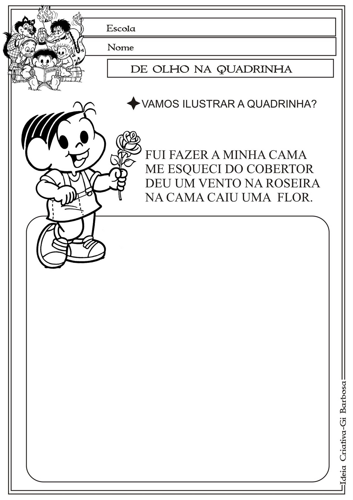 Quadrinhas Populares Para Imprimir - FDPLEARN