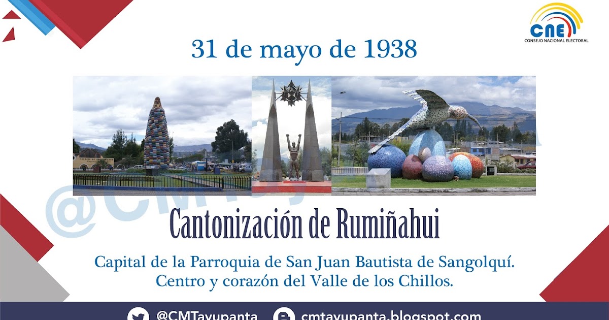 Mauricio Tayupanta: EL CANTÓN RUMIÑAHUI