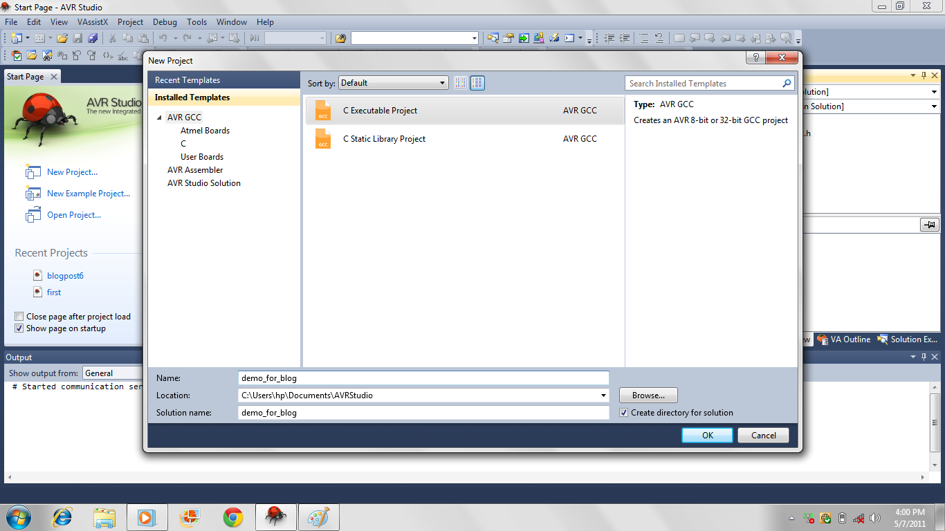 Intellectus Acturi: IDE for AVR - Introduction to AVR Studio