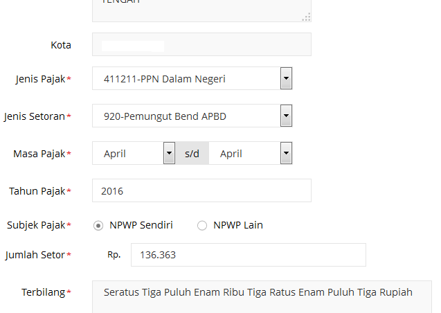 Bayar Pajak melalui e-Billing pengganti SSP - tasADMIN