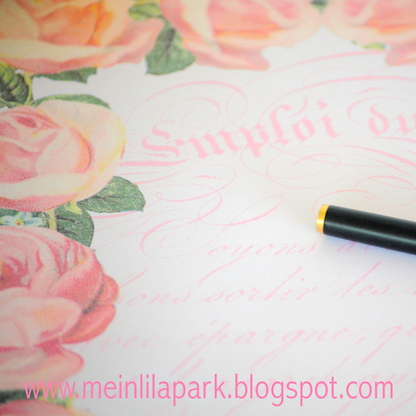 Free printable rose stationery - ausdruckbares Briefpapier - freebie ...