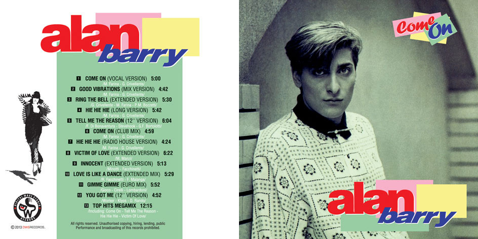 DWSRECORDS: ALAN BARRY - Come On [LTD-CD-007]