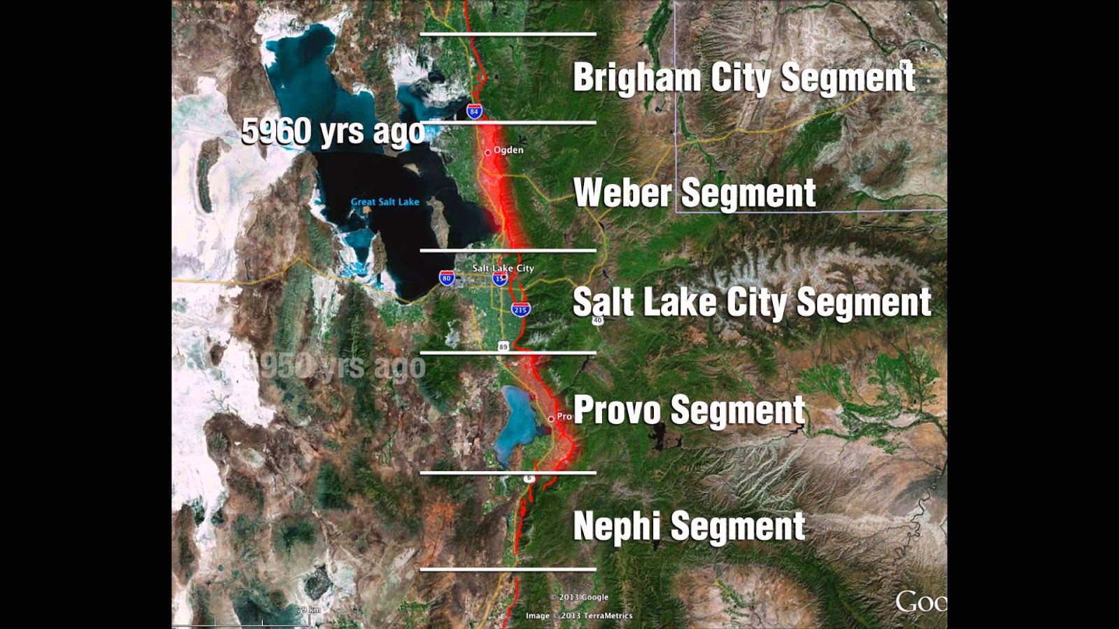 The Geography of Northern Utah: The Wasatch Fault Line