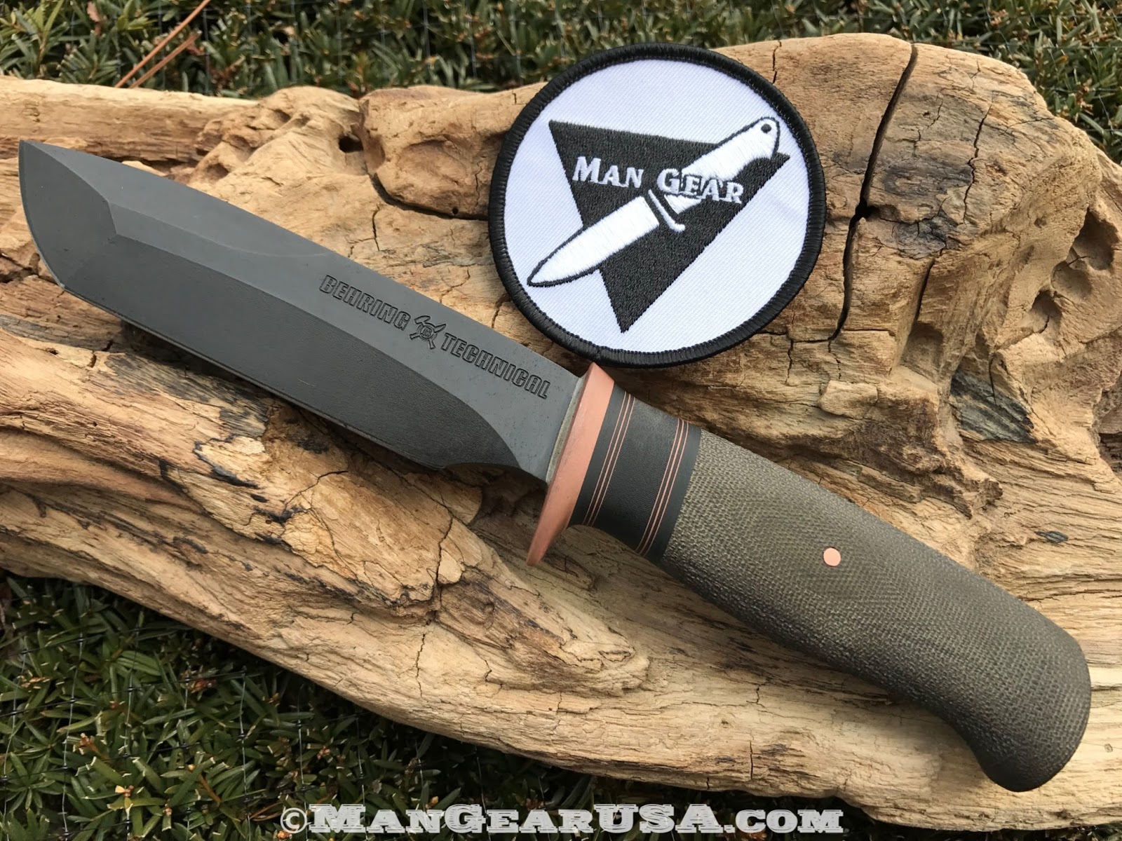 Man Gear: Behring Made Knives Custom Shop Valkyrie with Checkered Green ...
