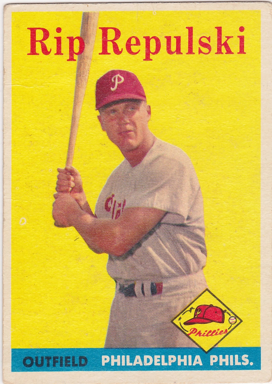 Talking Heads: The Topps 1958 Baseball Set: #14 Rip Repulski