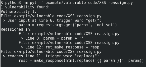 Python Taint: A Static Analysis Tool for Detecting Security Vulnerabilities in Python Web ...