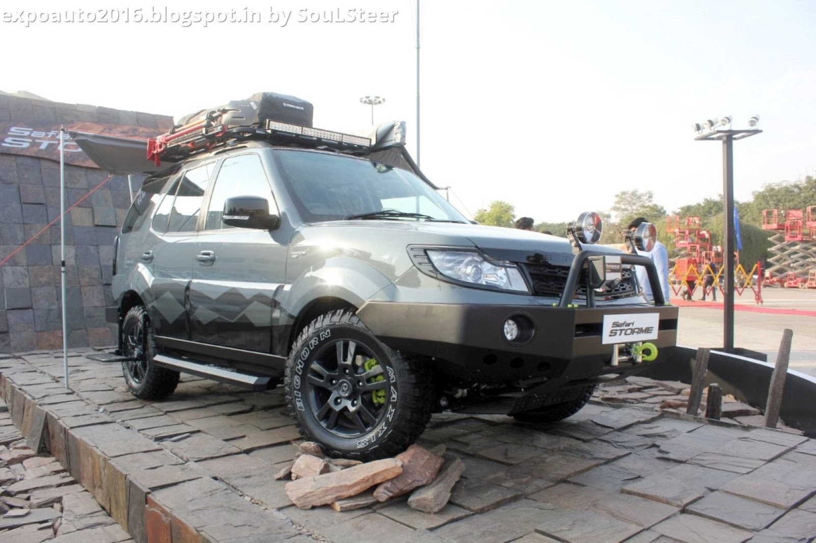 Auto Expo 2016 by SouLSteer: Modified for adventure, Tata Safari Storme ...