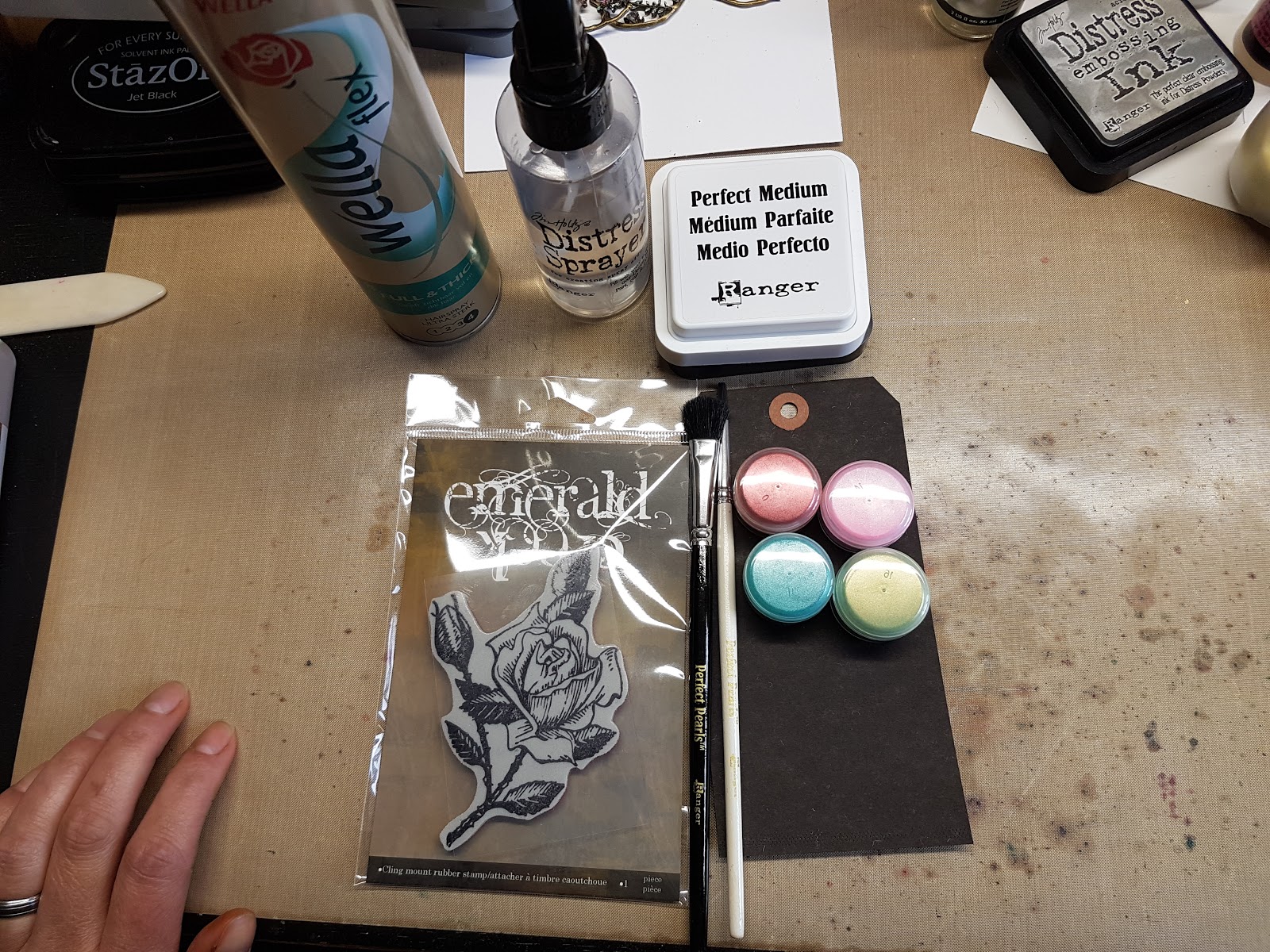 Craft projects by Bubblescrap: Perfect pearls tutorial