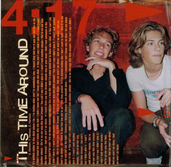 Encarte: Hanson - This Time Around - Encartes Pop