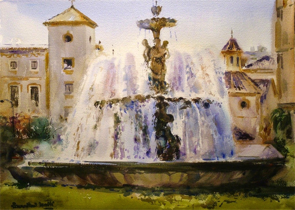 Laurentino Marti, 1946 ~ Watercolor painter | Tutt'Art@ | Pittura ...