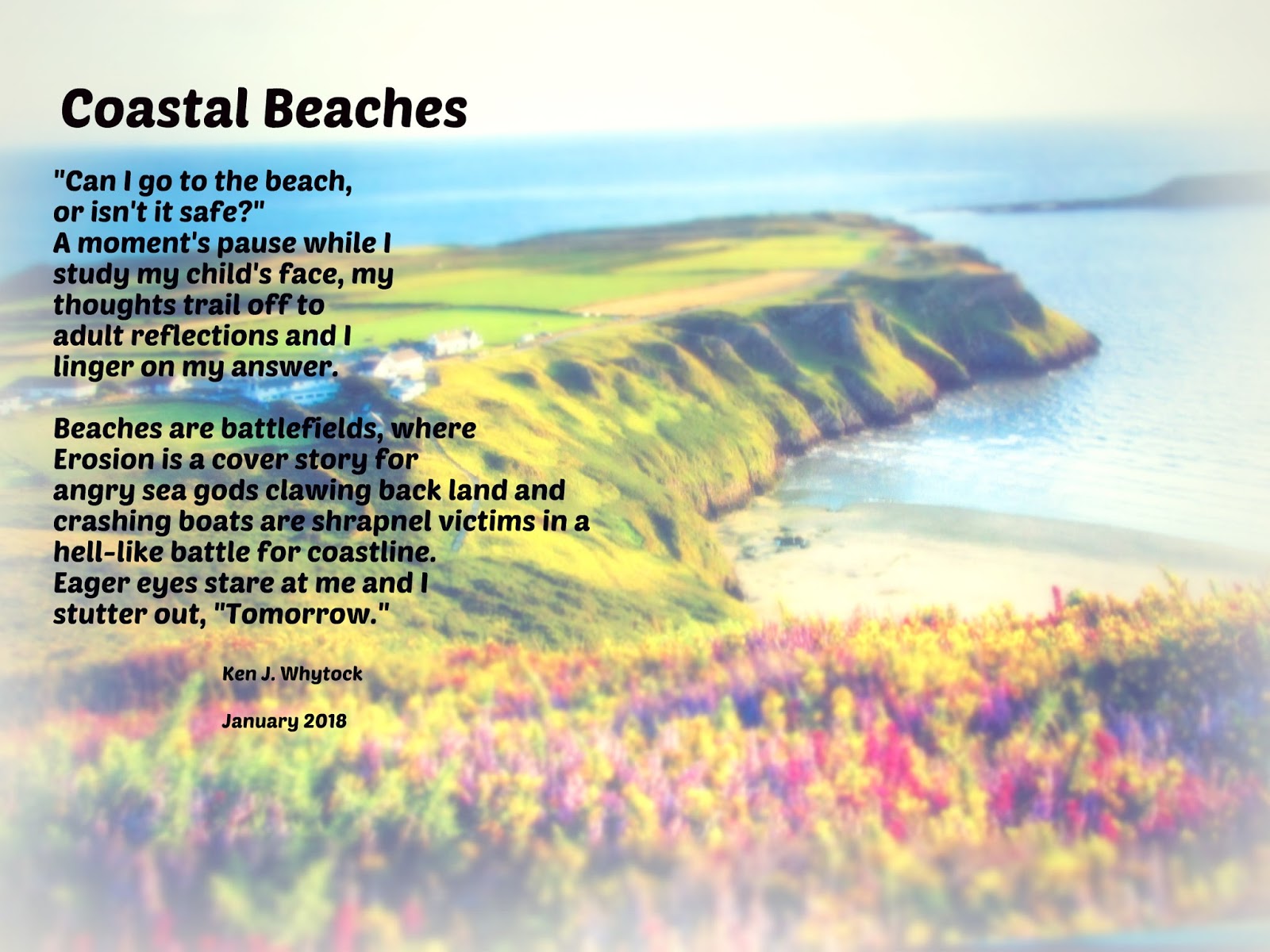 My Interpretations - Ken Whytock: Poem: "Coastal Beaches"