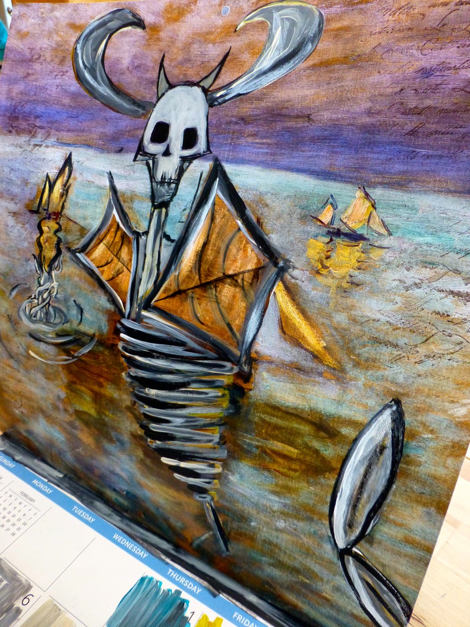 Made by Nicole: Altered Calendar Challenge