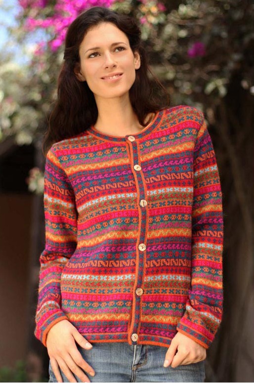 CHOMPAS de Lana de Alpaca - Perú ~ Agua Bendita