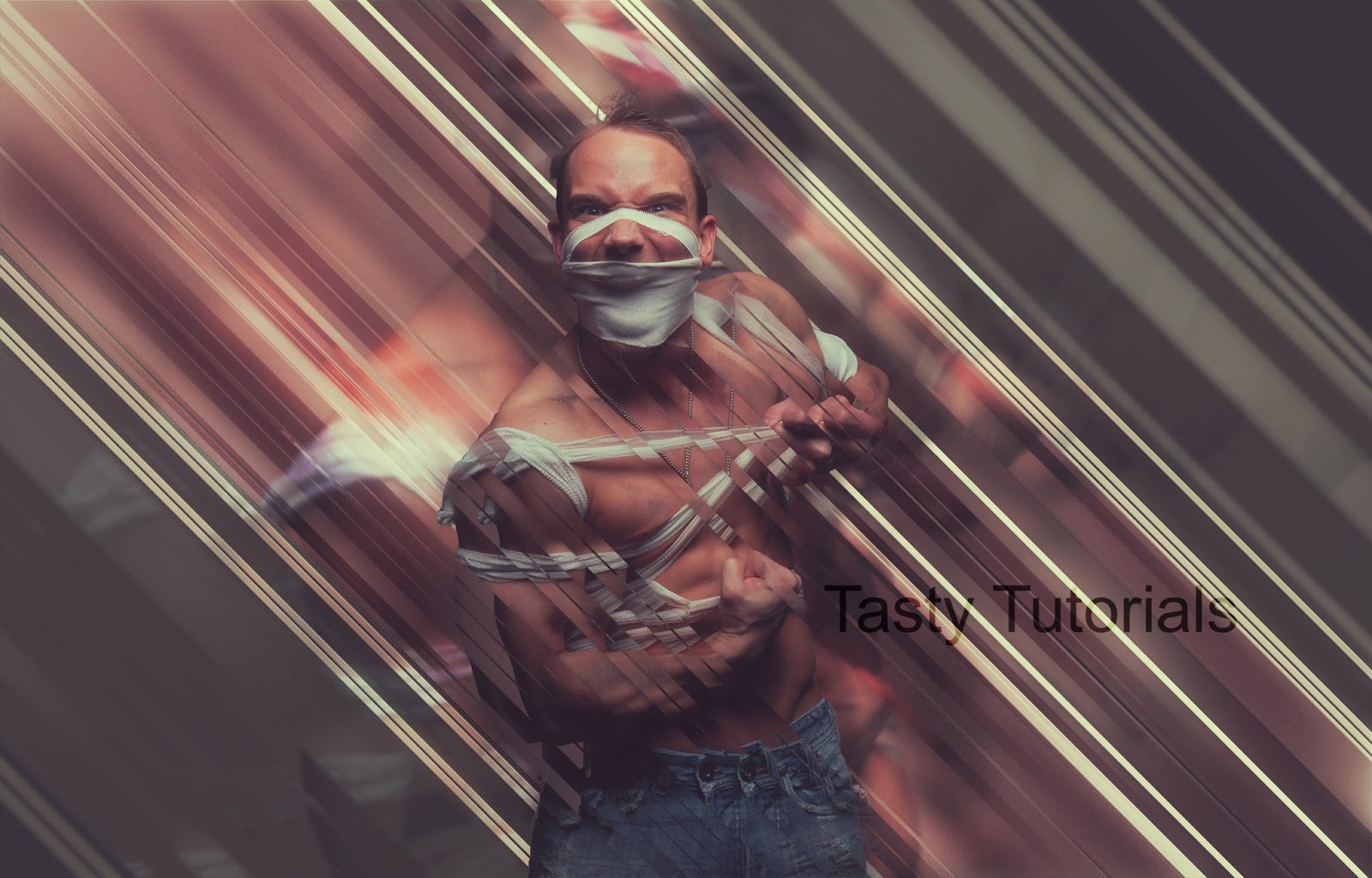 Divide Photo Effect In Photoshop CC 2017 - First Test