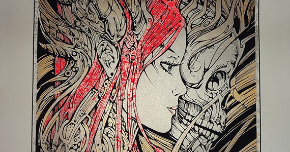 INSIDE THE ROCK POSTER FRAME BLOG: Malleus Asymmetry Festival Poster ...