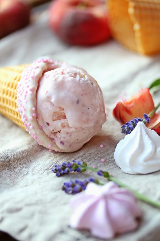 Twenty-Second of May: Pfirsich-Cheesecake-Eiscreme-Sause !!! {Und die ...