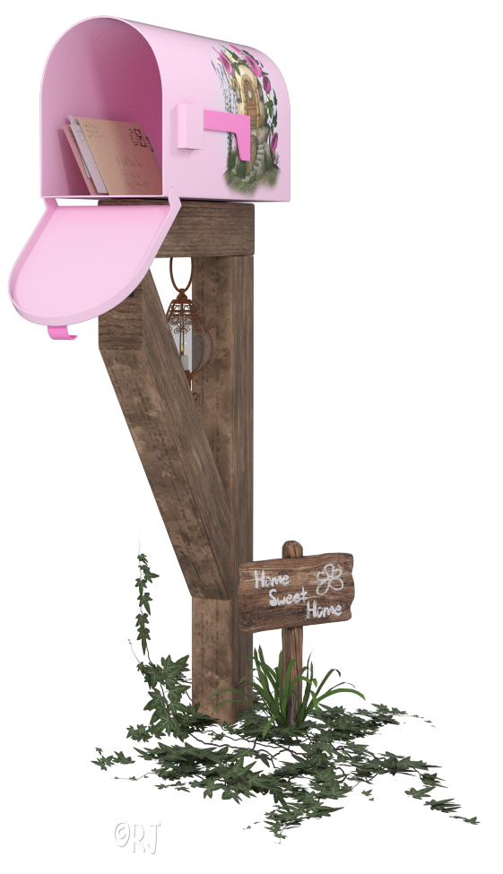 RJs Bits Bobs Props & Pieces: Pretty Mailboxes