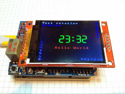 THD Arduino Projekte: 2,2" TFT ILI9341 Arduino Shield