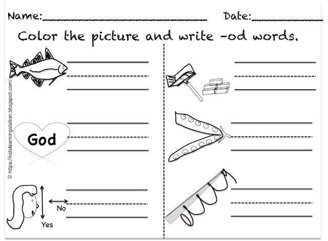My English Tutor: Short Vowel o (-ob,-od, -og, -op, -ot, -ox words)