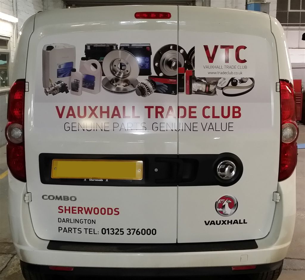 The Green I Signs Blog: Vauxhall van sign writing for Sherwoods ...