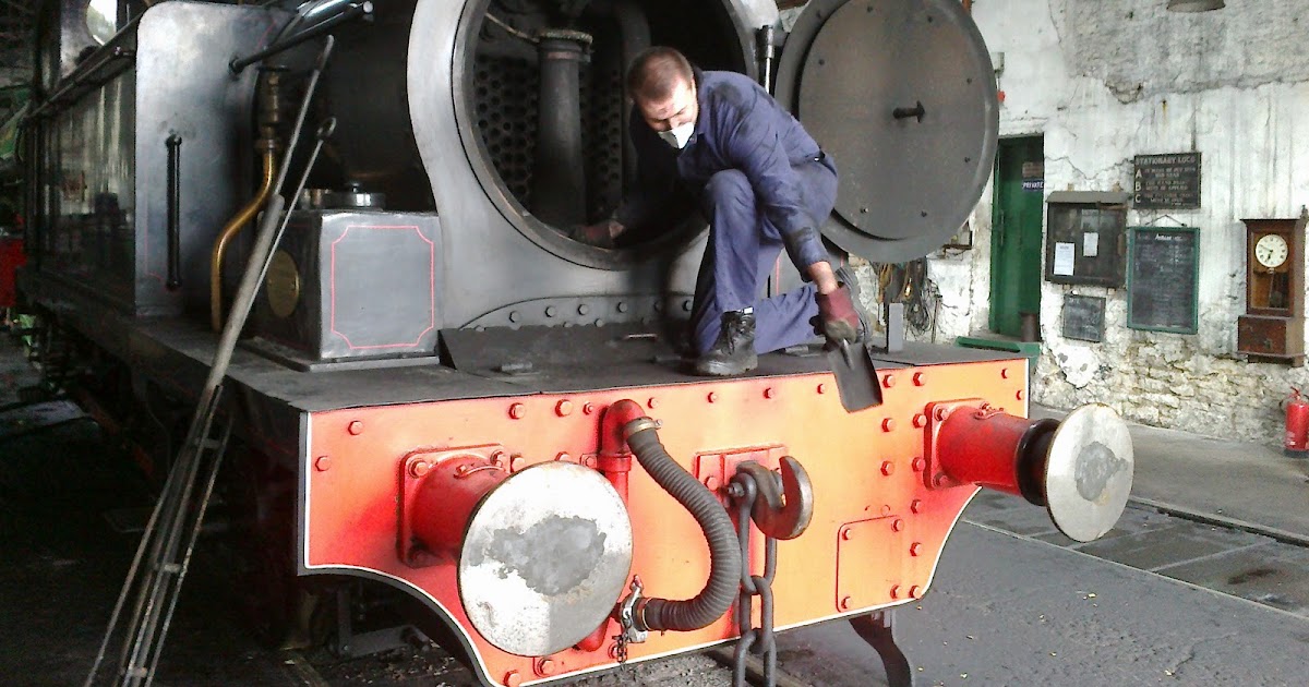 Tanfield Railway Blog: Loco Inspection Prep