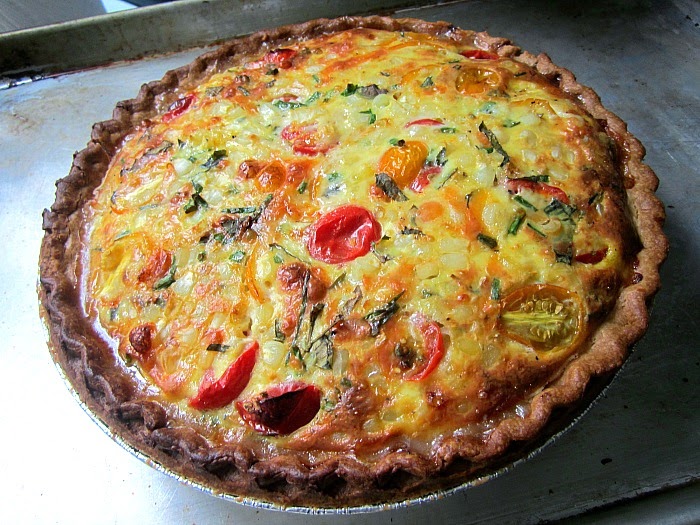 Cherry Tomato & Jersey Corn Tart