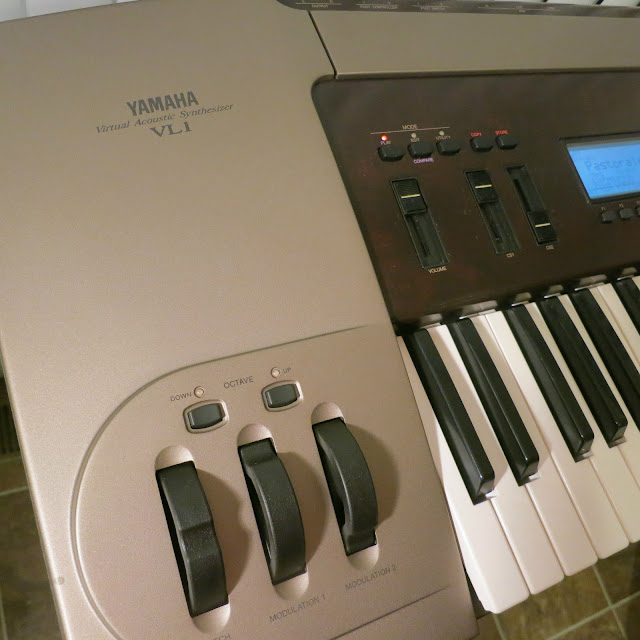 MATRIXSYNTH: Yamaha VL1 Virtual Acoustic Synthesizer Version 1 SN KHO1437