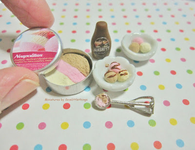 Miniatures by I Love Little Things: Neapolitan Ice Cream, Coke Float ...