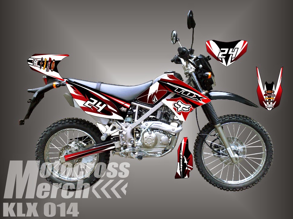 STRIPING / DECAL / STIKER MOTOR CUSTOM: decal klx 150 / dtracker 150