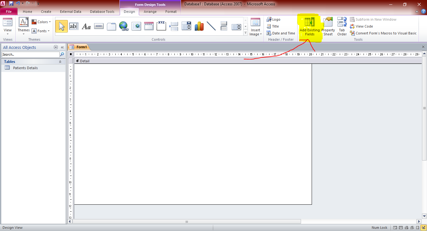How to Design a form in MS Access to view, add, delete and modify the ...