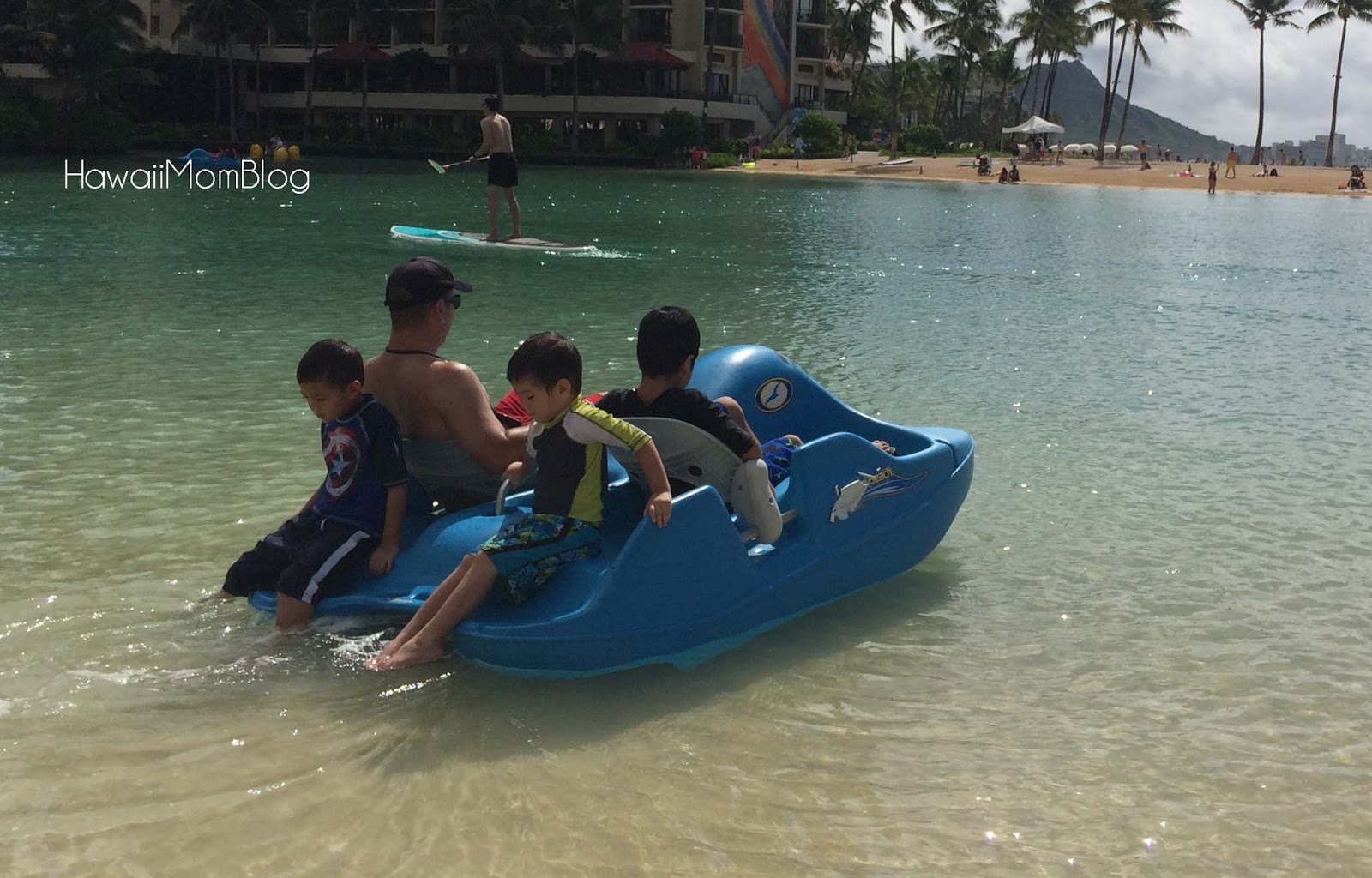 Hawaii Mom Blog: Pedal Boat Rental from Waikiki Beach Activities