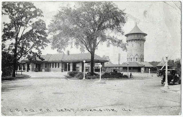 Riverside, Illinois in 1912, 1930's, 1940's, 1950's, 1980's and today