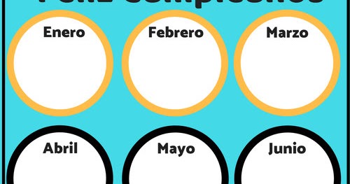 For Spanish Teachers : BIRTHDAYS IN SPANISH
