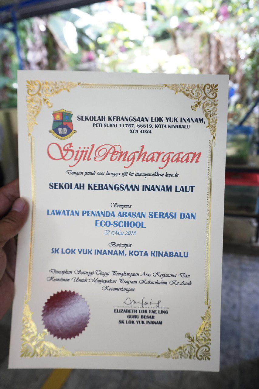 BLOG SERASI SK INANAM LAUT