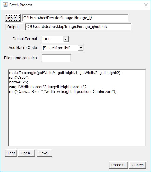 My imageJ: ยอดเยี่ยมกับ Batch process ด้วย Macro สามารถกำหนดการประมวลผลด้วยชุดคำสั่งมาโคร พร้อม ...