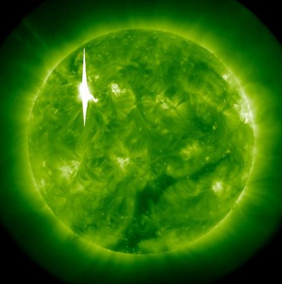 Solar Flare Erupts From Giant Sunspot ~ " Century Fox Post