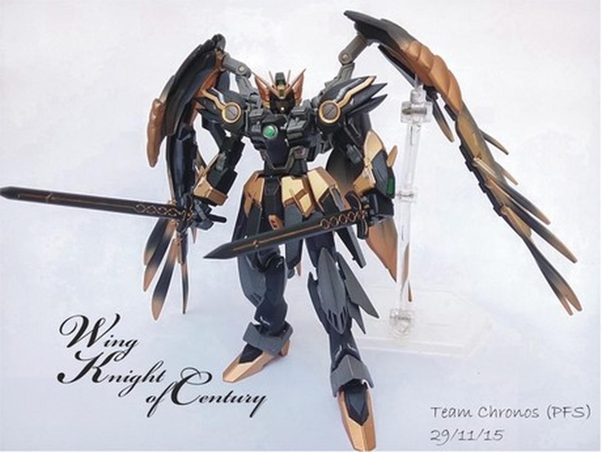 Custom Build: RG x HG 1/144 Wing Knight of Century