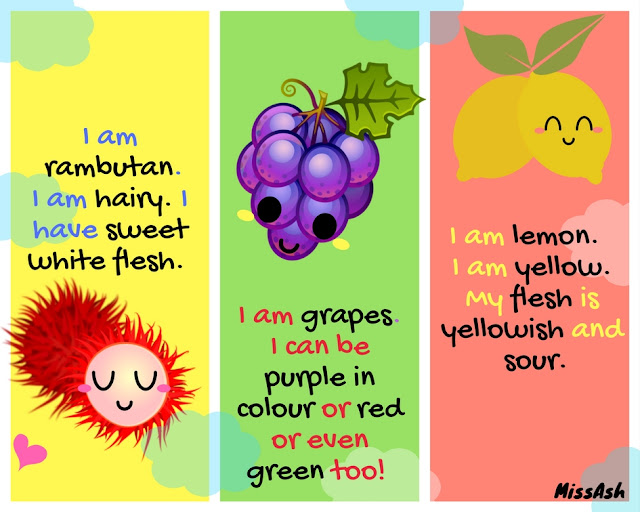 ASH THE TEACHER: Fruits Introduction