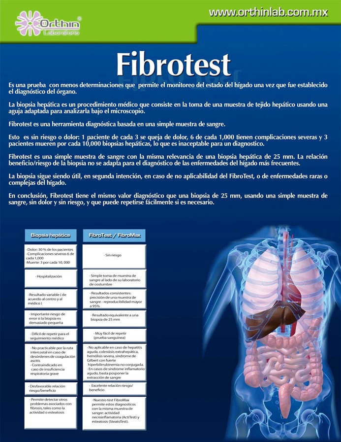 ORTHIN LABORATORIO DE REFERENCIA EN COSTA RICA: FIBROTEST - ACTITEST