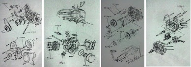 world motorcycle repair information: engine disassembly process